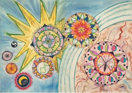 Cosmic Opening - NC – PostersofSantaFe.com